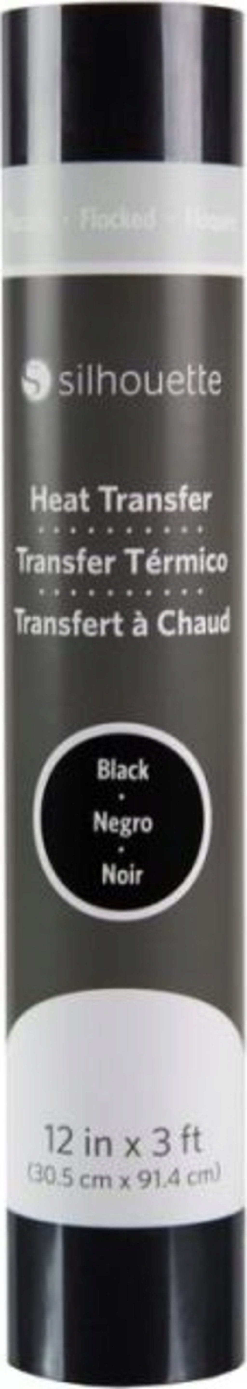 Silhouette Flocked Heat Transfer - 30,5 cm x 0,9 m - 3DJake Deutschland